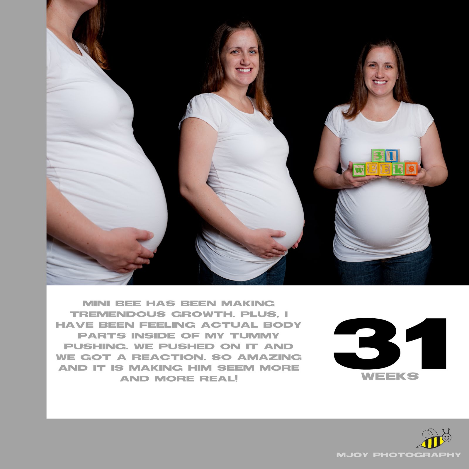 Joy With Sugar on Top: 31 Weeks + Belly Bump Picture