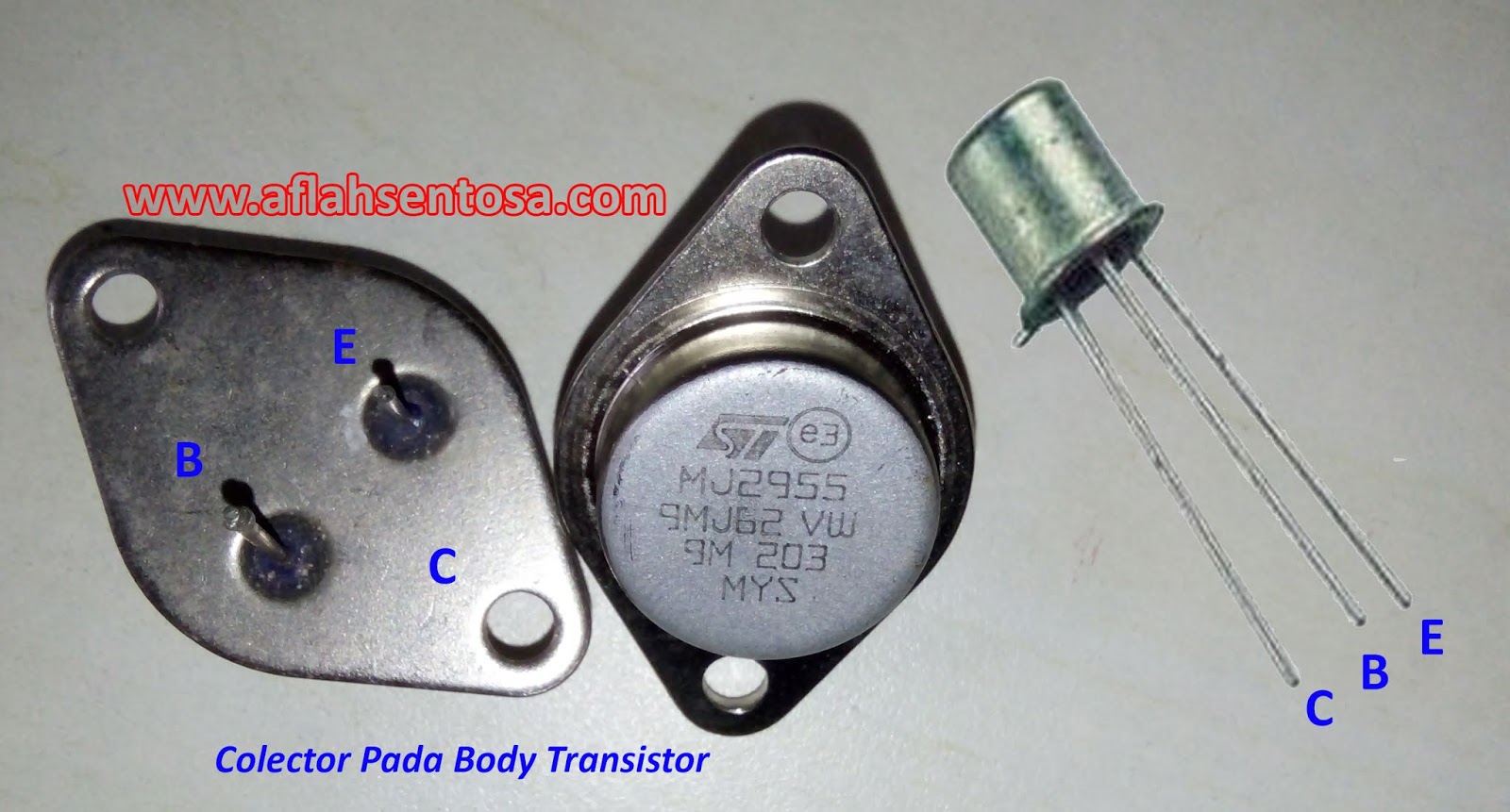 CARA MENGETAHUI TRANSISTOR JENIS PNP ATAU NPN - Aflah Sentosa