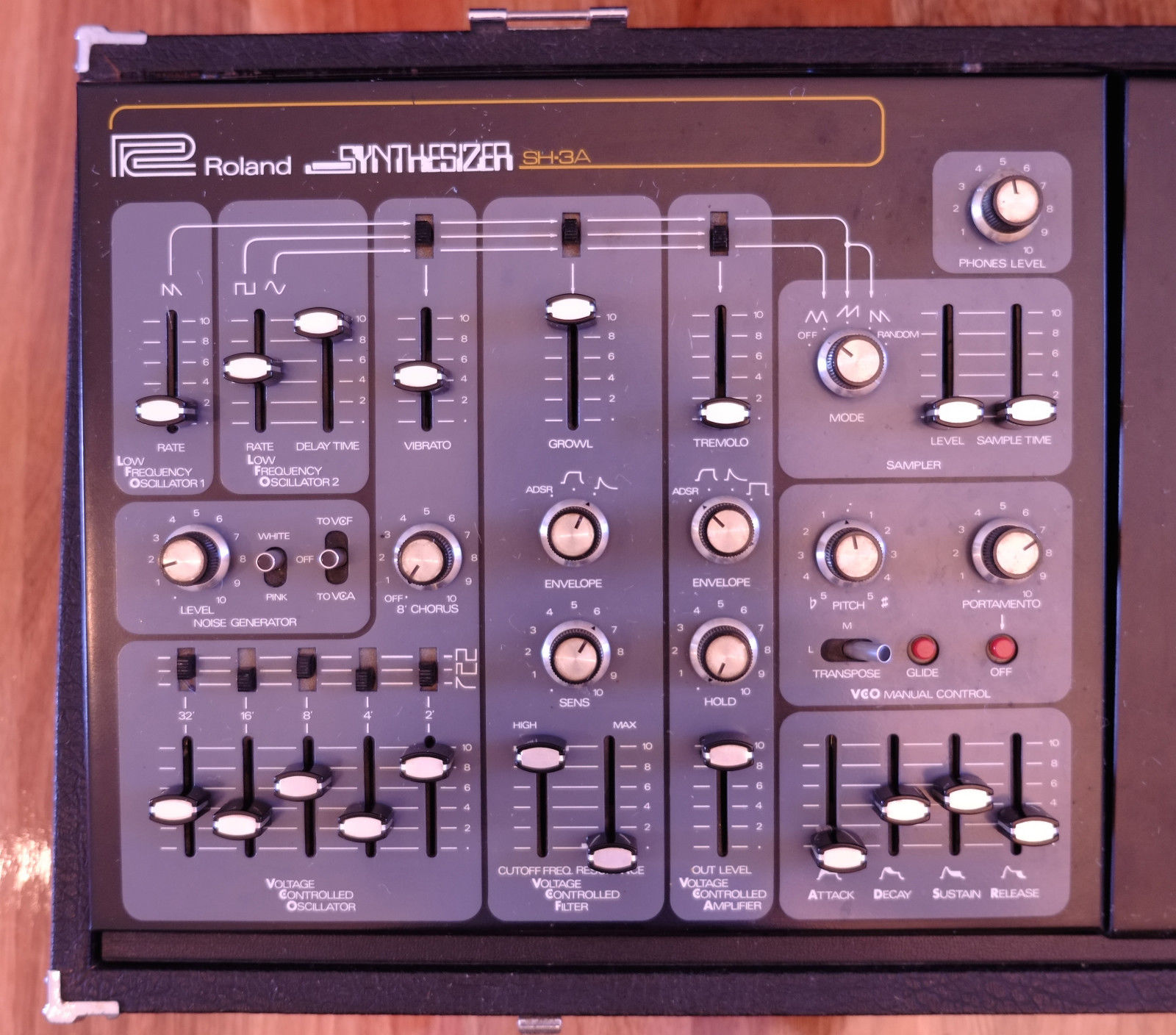 MATRIXSYNTH: Roland SH-3A Monophonic Synth