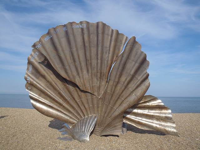 Tired of London, Tired of Life: See Maggi Hambling's Scallop at Aldeburgh