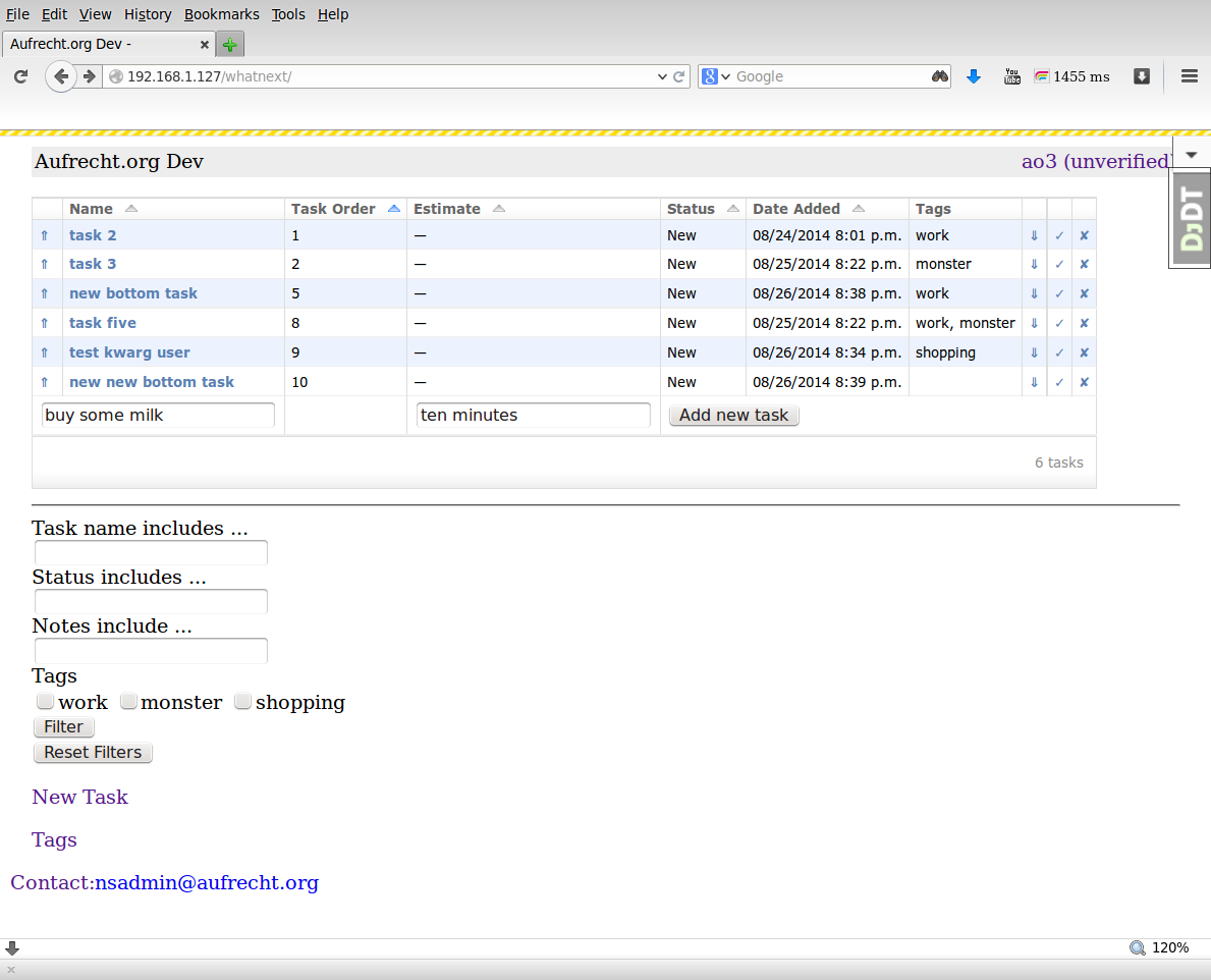Joel Aufrecht's Blog