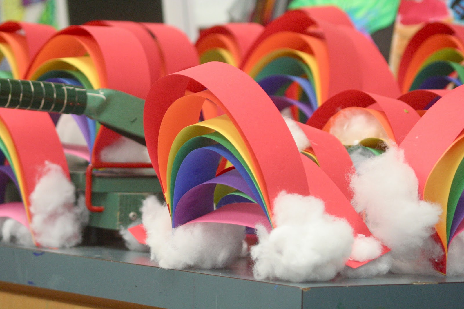 Splish Splash Splatter: 3-D Paper Rainbows