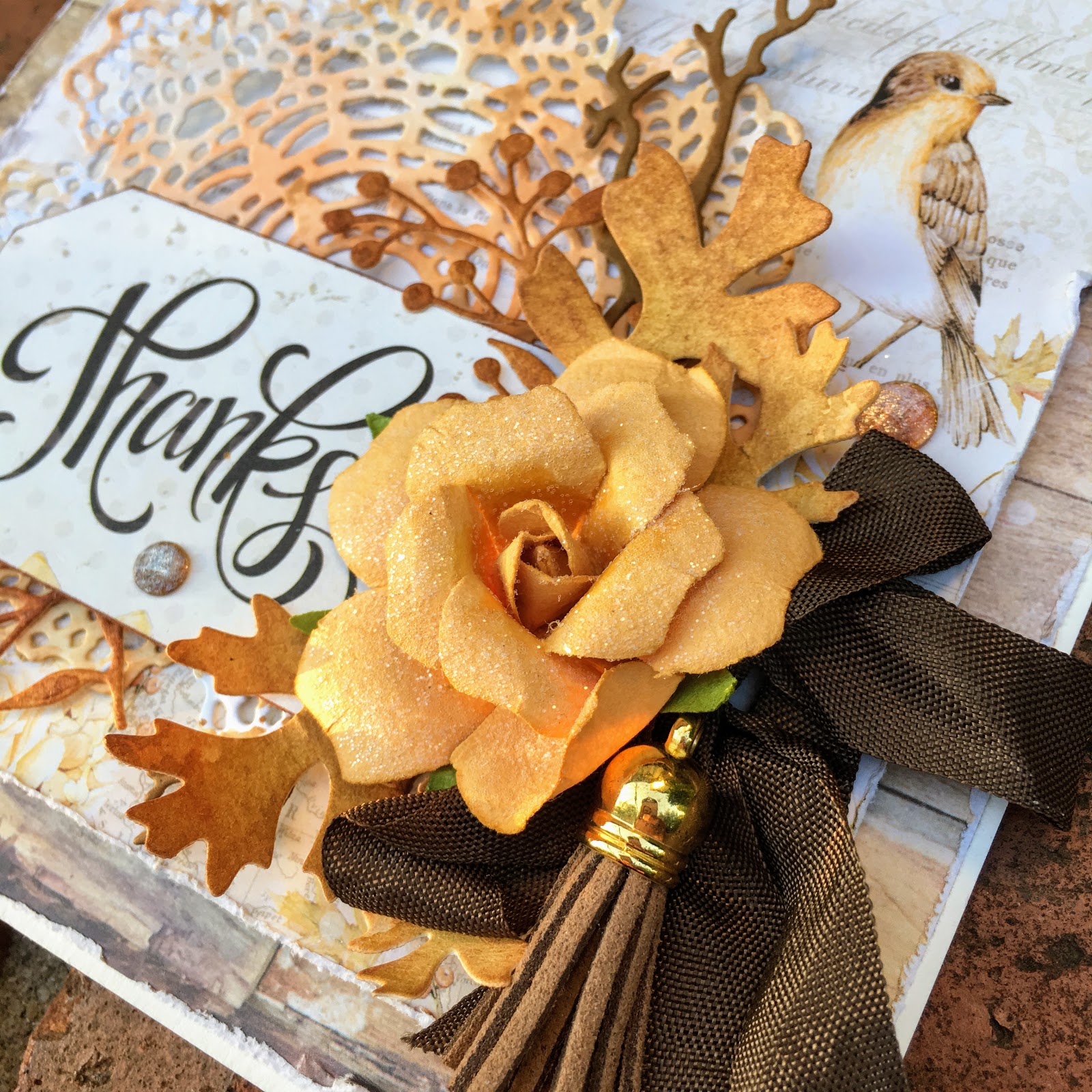 SewPaperPaint: Prima Amber Moon Fall Cards