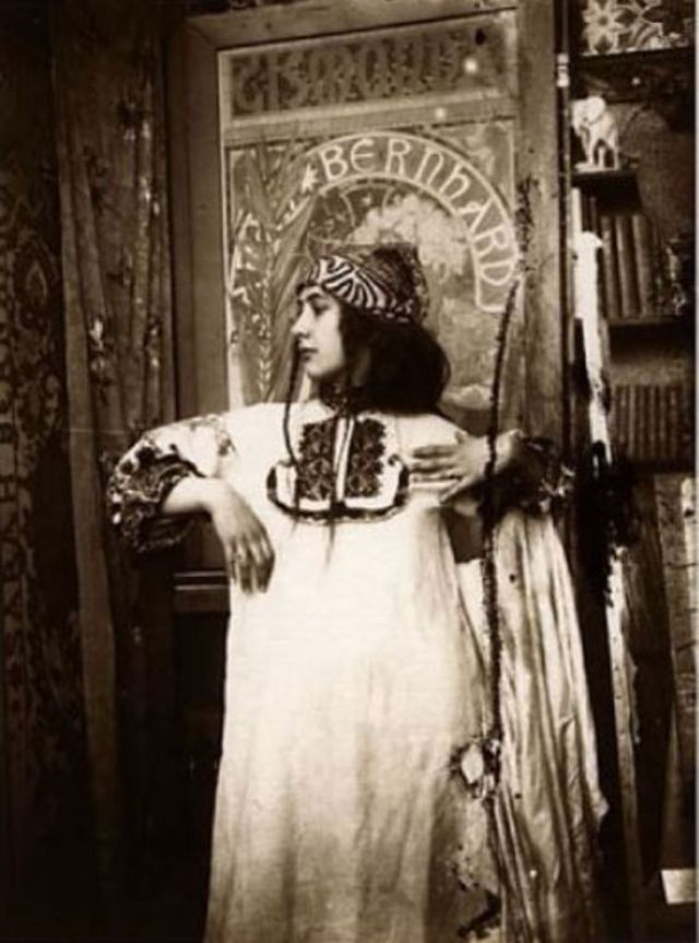 Studio, Models and Staged Photography of Alphonse Mucha ~ Vintage Everyday