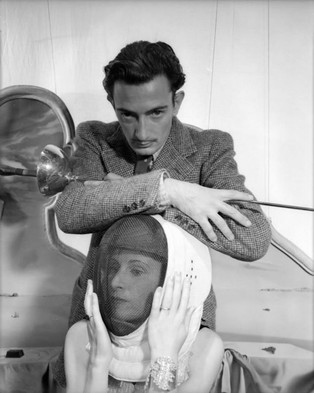 30 Black and White Photographs of Gala and Salvador Dalí From Between ...