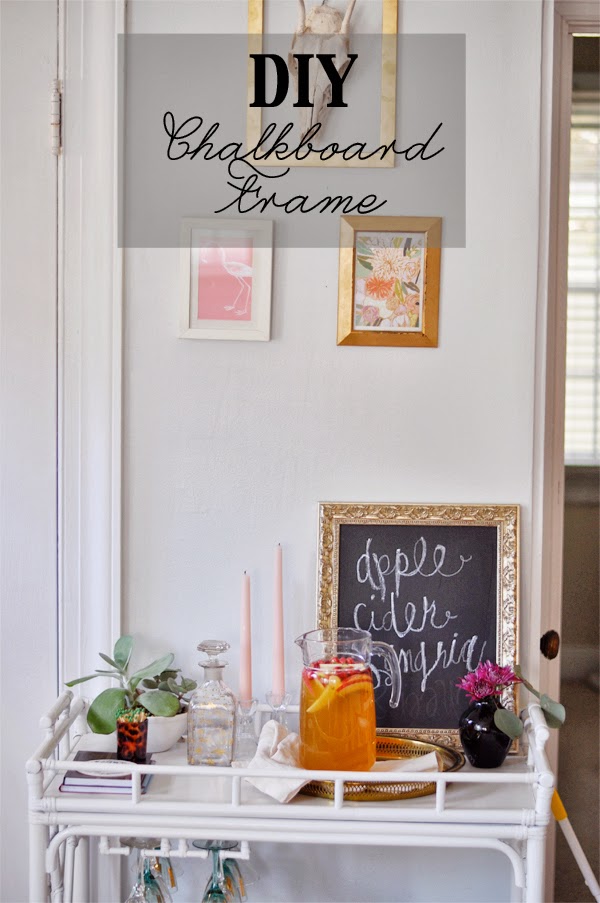 DIY: Chalkboard Frame - The Mama Notes