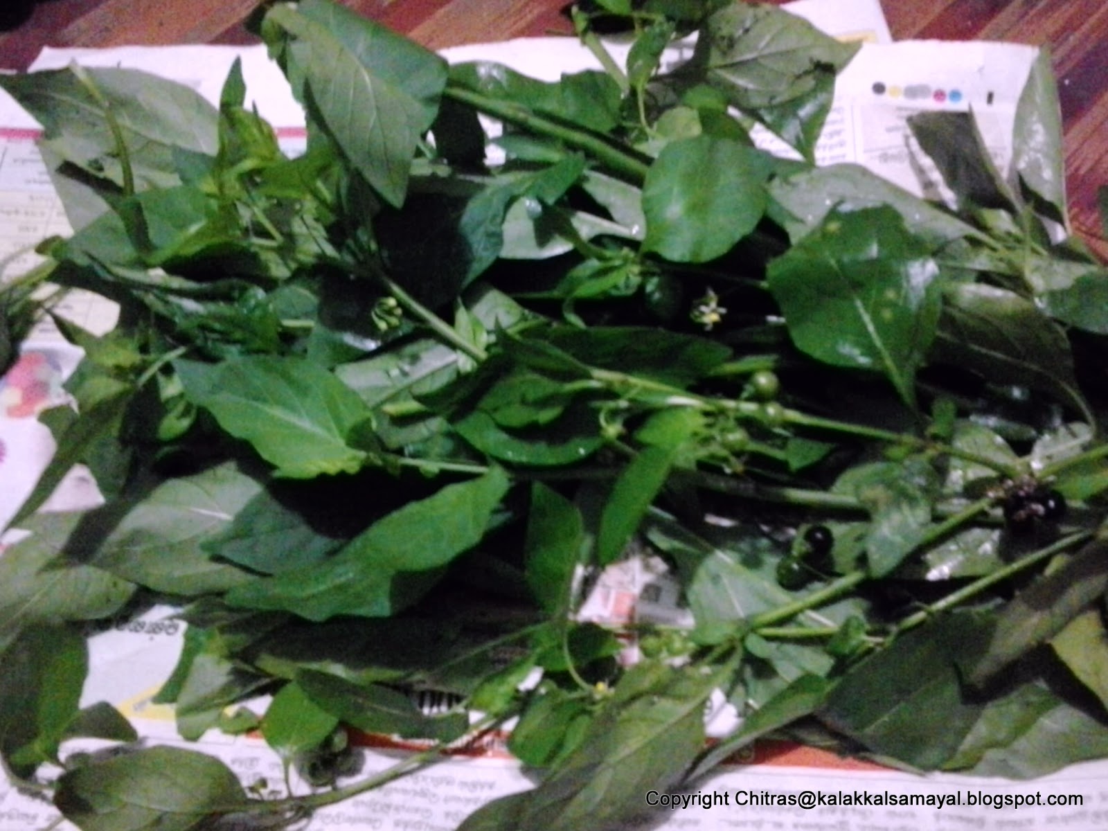 kalakkalsamayal: Manathakkali Keerai Paal Saru