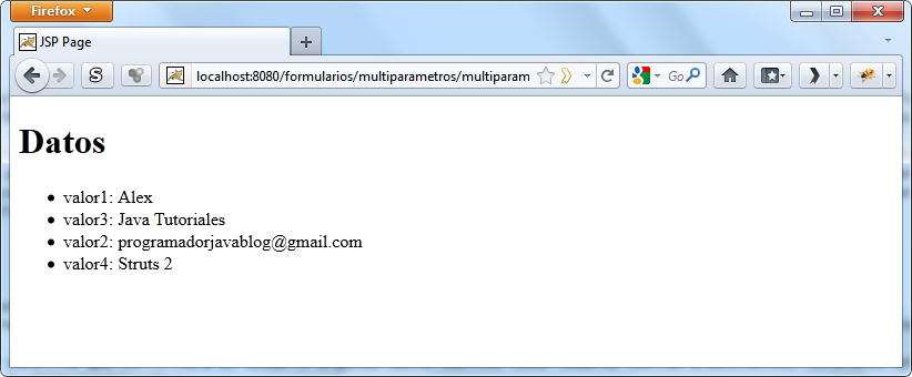 Tutoriales de Programacion Java: Struts 2 - Parte 3: Trabajo con ...