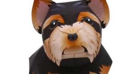 Yorkshire Terrier Papercraft | Paperized Crafts
