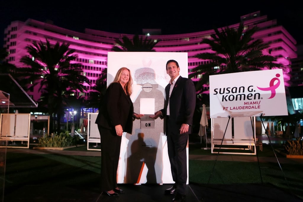 The Fontainebleau "Goes Pink" for Breast Cancer Awareness Month ...