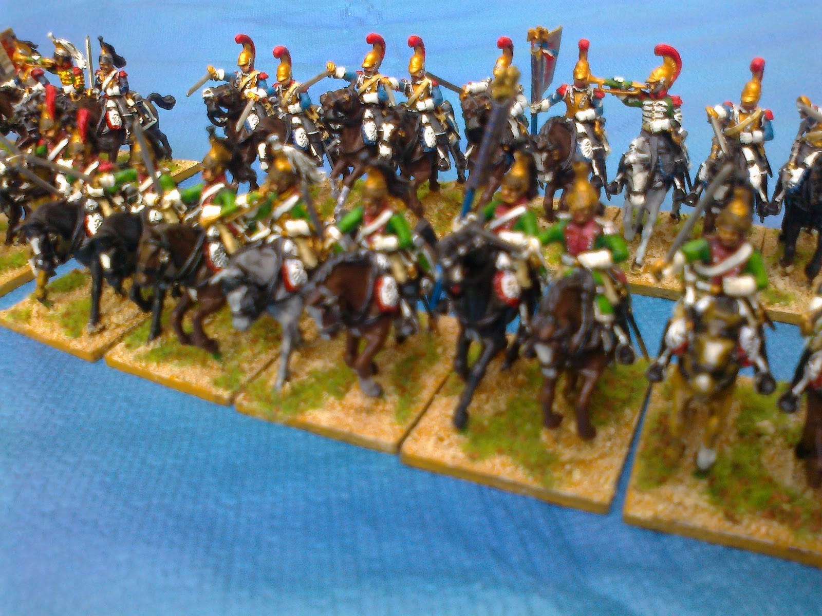 jp wargaming place: 28mm AOE Waterloo 1815 - III French Cavalry Reserve ...