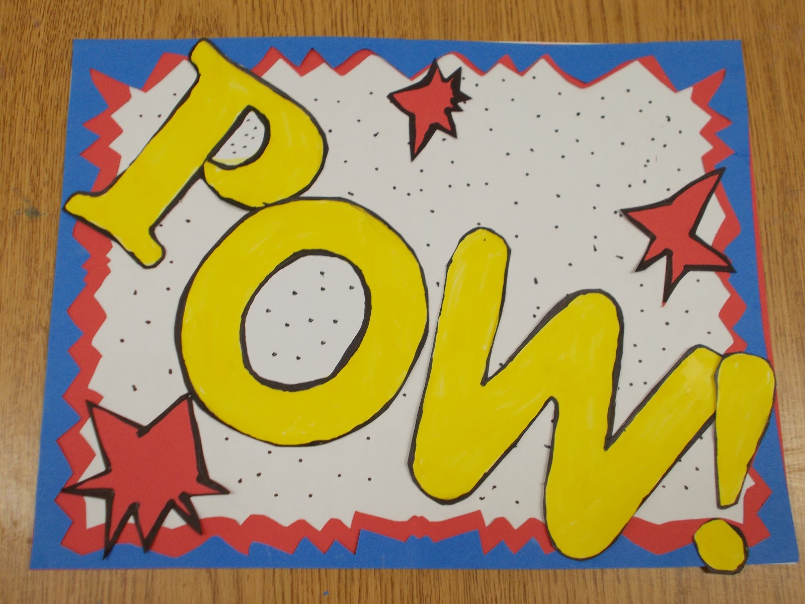 Mrs. Pierce's Polka Dot Spot: Roy Lichtenstein ONOMATOPOEIA Art