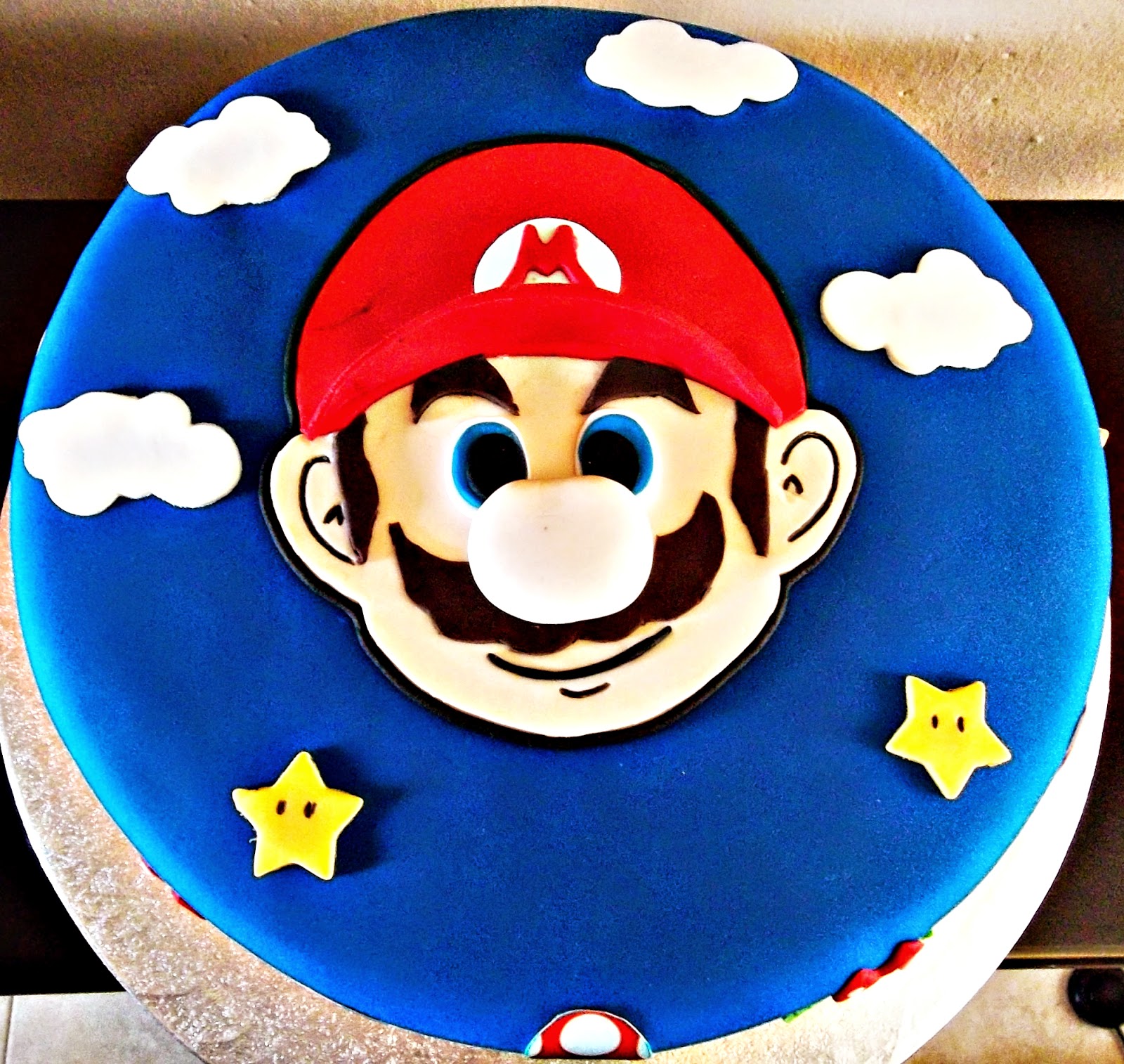 CREMA Y CHOCOLATE: TARTA SUPER MARIO BROS