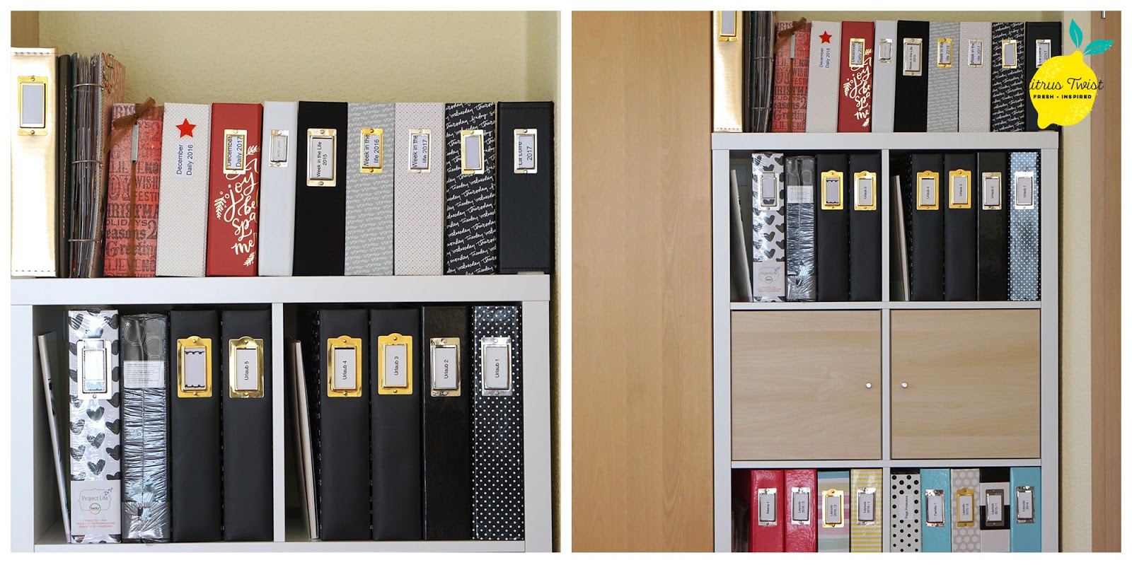 Citrus Twist Kits | Blog : In My Studio - Album Storage