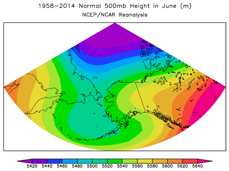 Deep Cold: Alaska Weather & Climate: Stagnant Flow Aloft