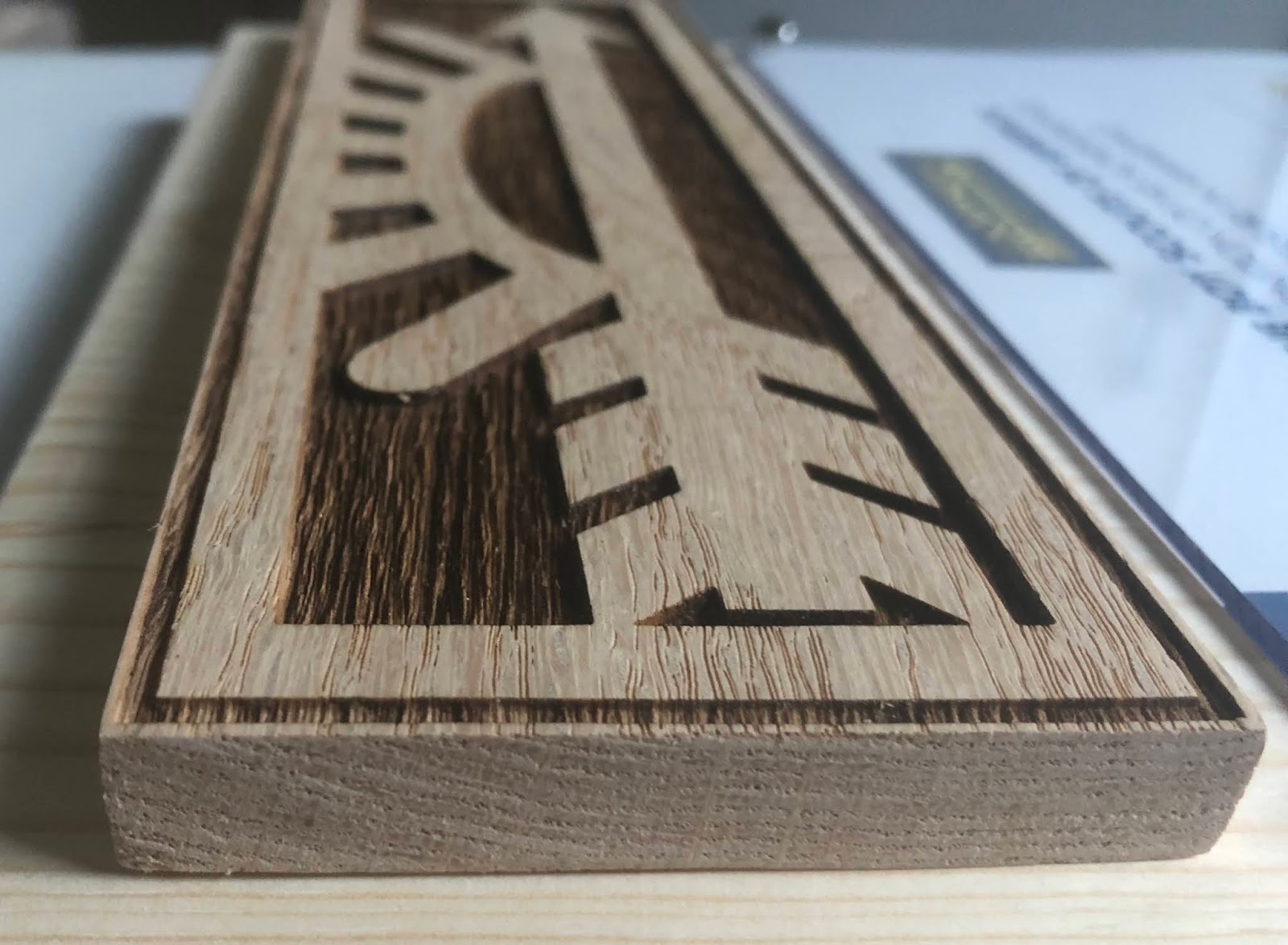 1001 Goals: Arrow of Light Award made with the Glowforge