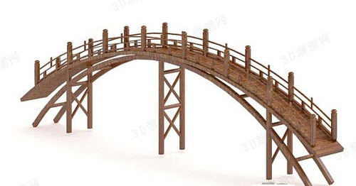Perspective: Wood Arch Bridge
