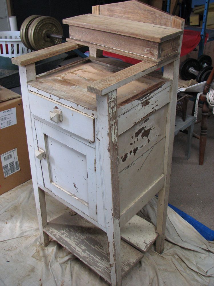 Cooking, Crafts and Freedom: CRAFTS: Antique wash stand Restoration inc ...