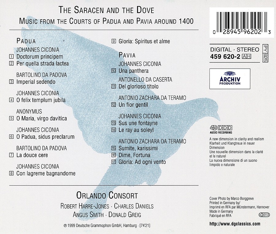makdelart - classique: The Saracen and the Dove (Orlando Consort)