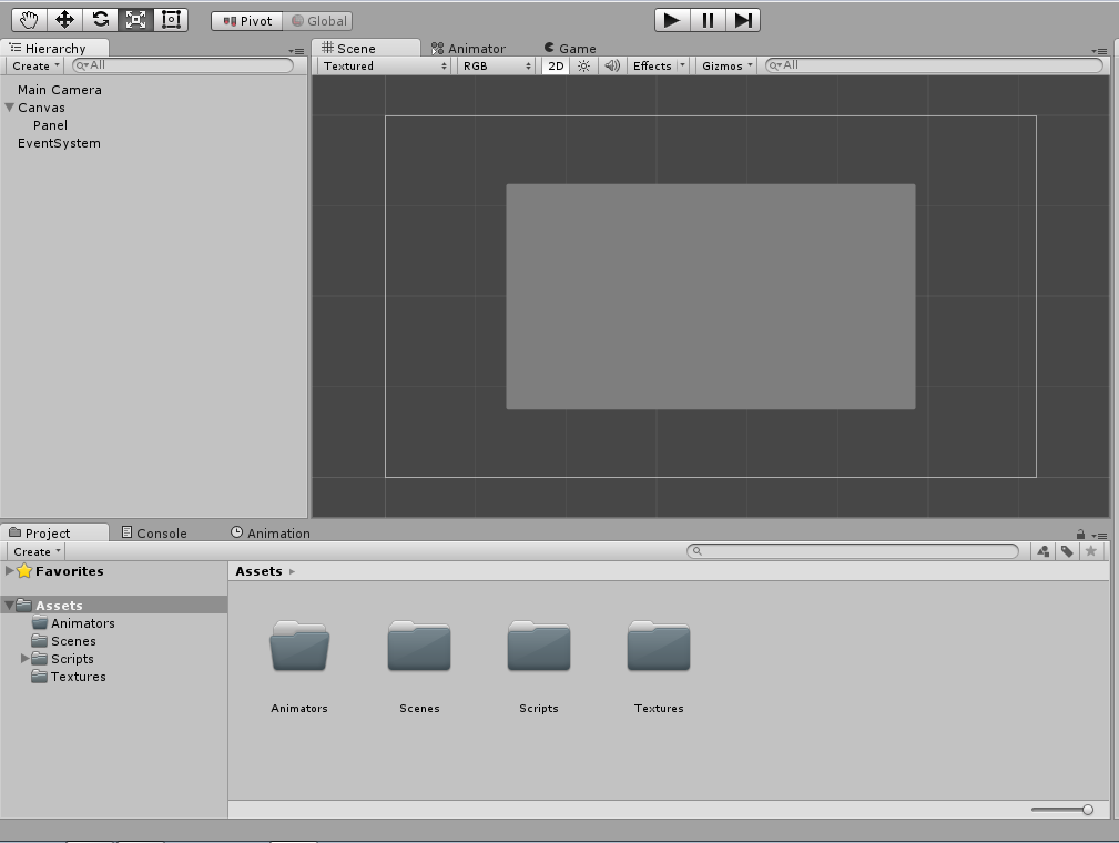 Unity Tutorial Ui Unity ~ Komponen Ui Panel