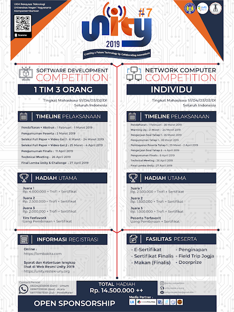 UNY IT (UNITY) Competitions 2019 - Info Lomba IT
