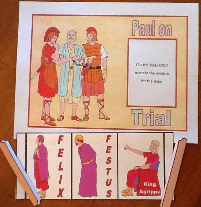 Bible Fun For Kids: Paul Before Festus and King Agrippa