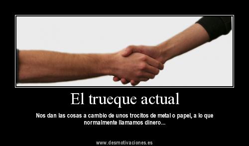 Diferentes tipos de Economía: Economía del Trueque