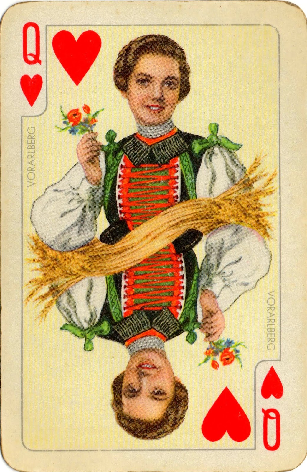 Kártyavárak mélyén a Királyok..: "Austrian Folklore" - Piatnik - c.1955 ...