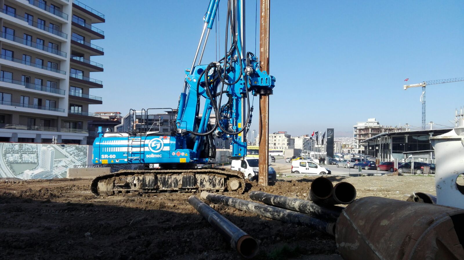 Barankaya Zemin Makine Parkını Soilmec SR-60 ile genişletiyor.