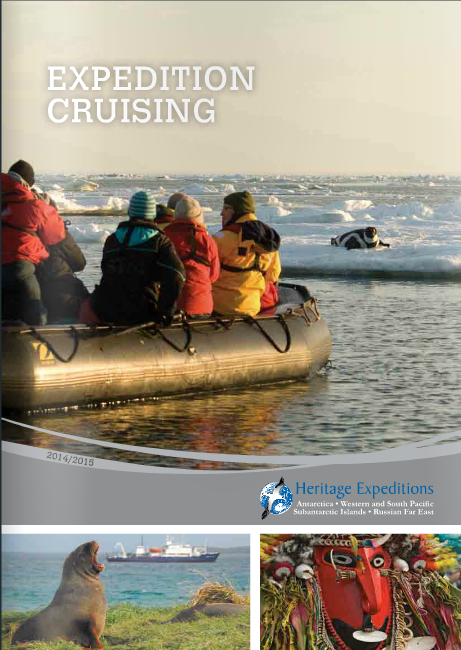 Heritage Expeditions Expedition Cruising Brochure 2014-15