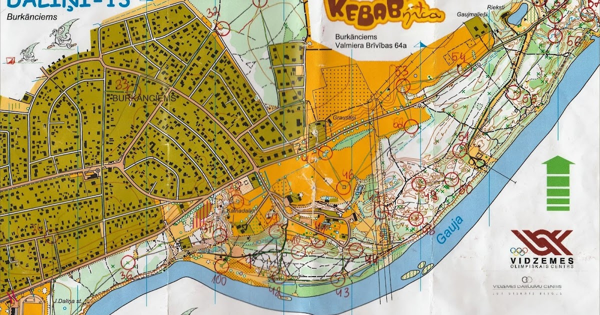 Orientēšanās kartes: Daliņi (Valmiera)