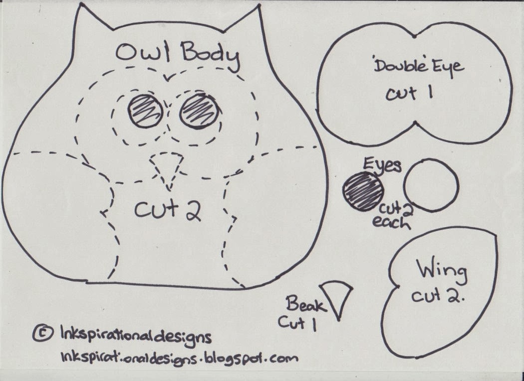 Inkspirational Designs: DIY cute and easy owl heat pack