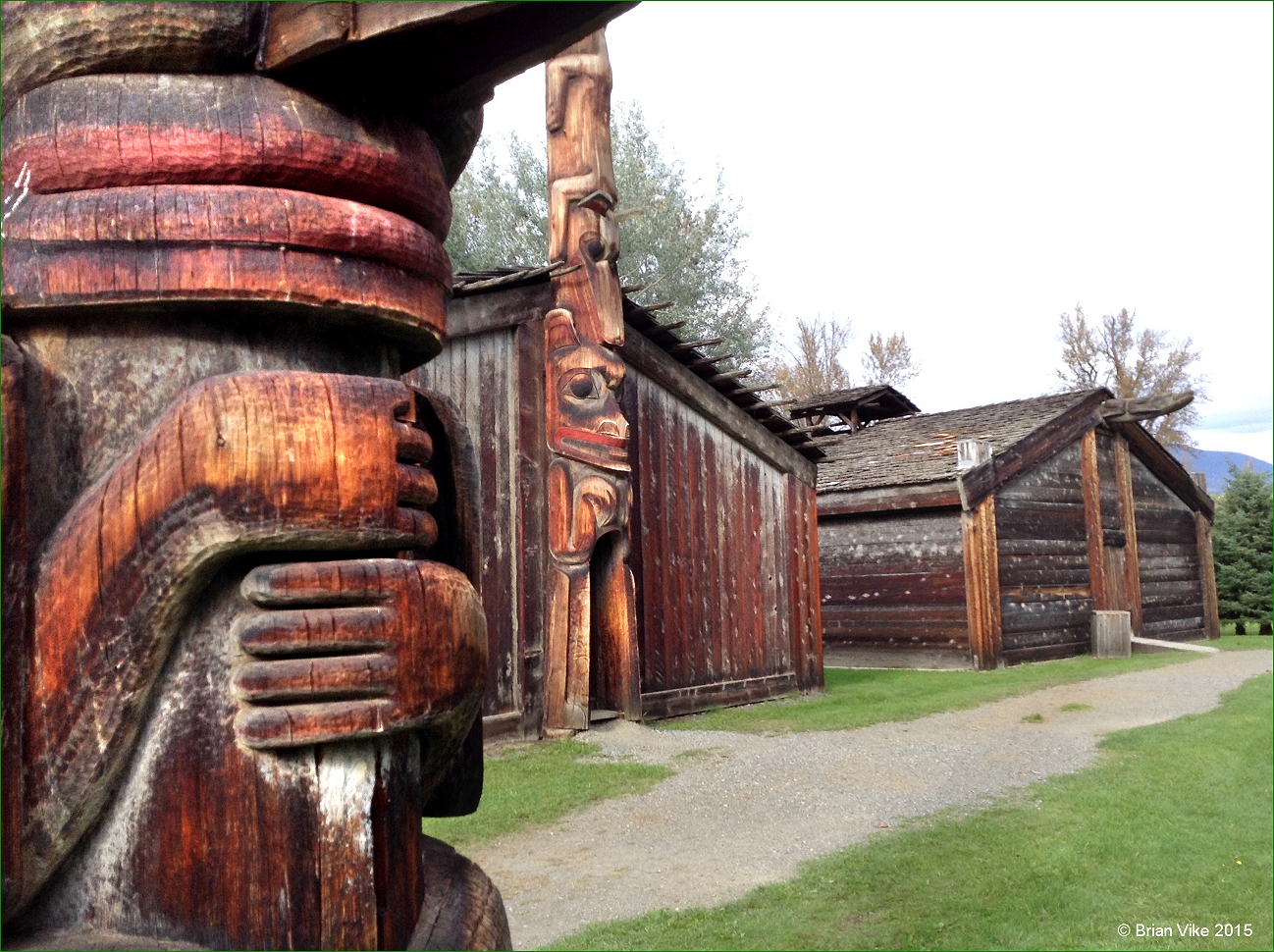 Northern Interior British Columbia: The Ksan Historical Village Near ...