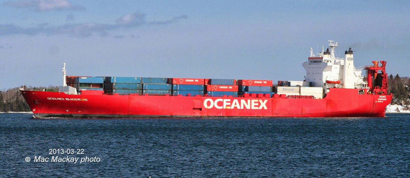 Shipfax: Oceanex alert