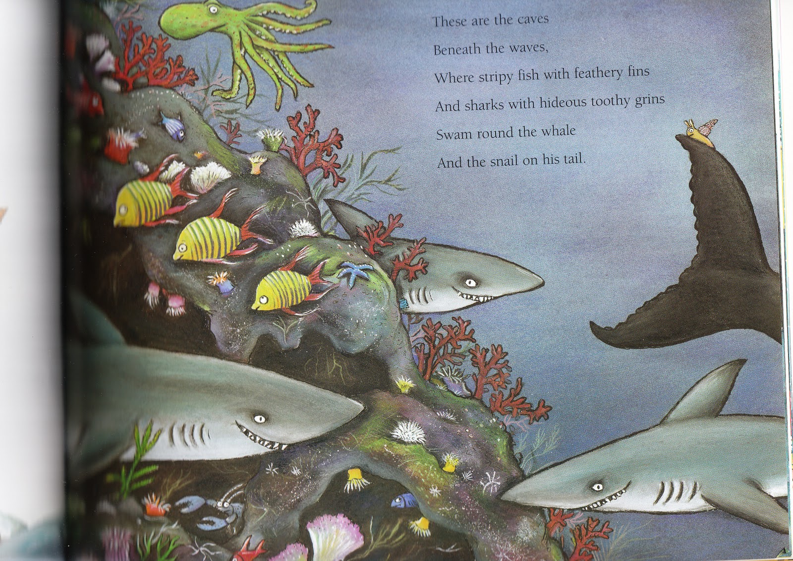 Nursery Mural: The Snail and the Whale By Julia Donaldson and Alex ...