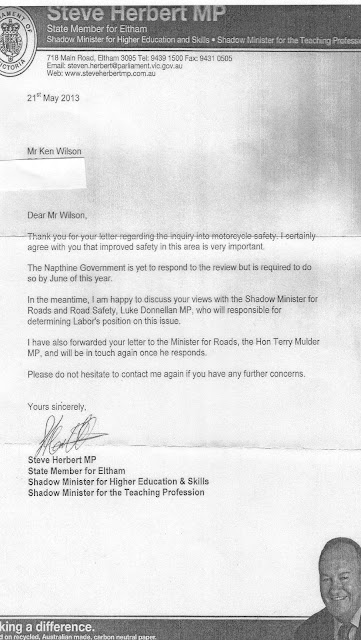 Damien Codognotto OAM: WRITE TO YOUR LOCAL MP