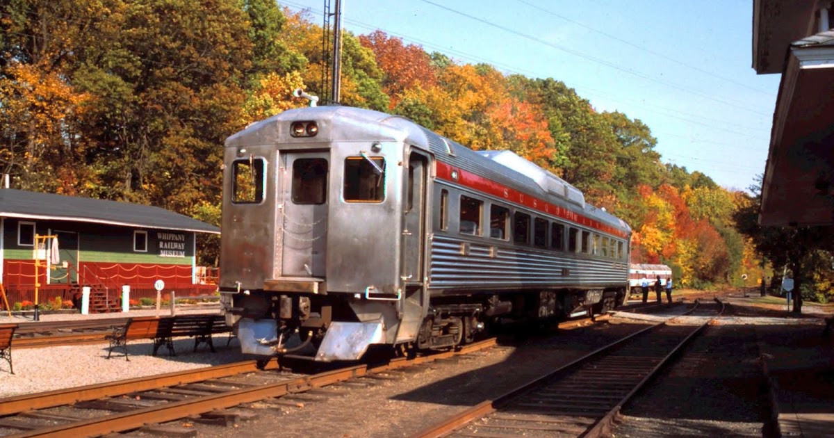 transpress nz: Budd Rail Diesel Car of the Susie Q at Whippany, New Jersey