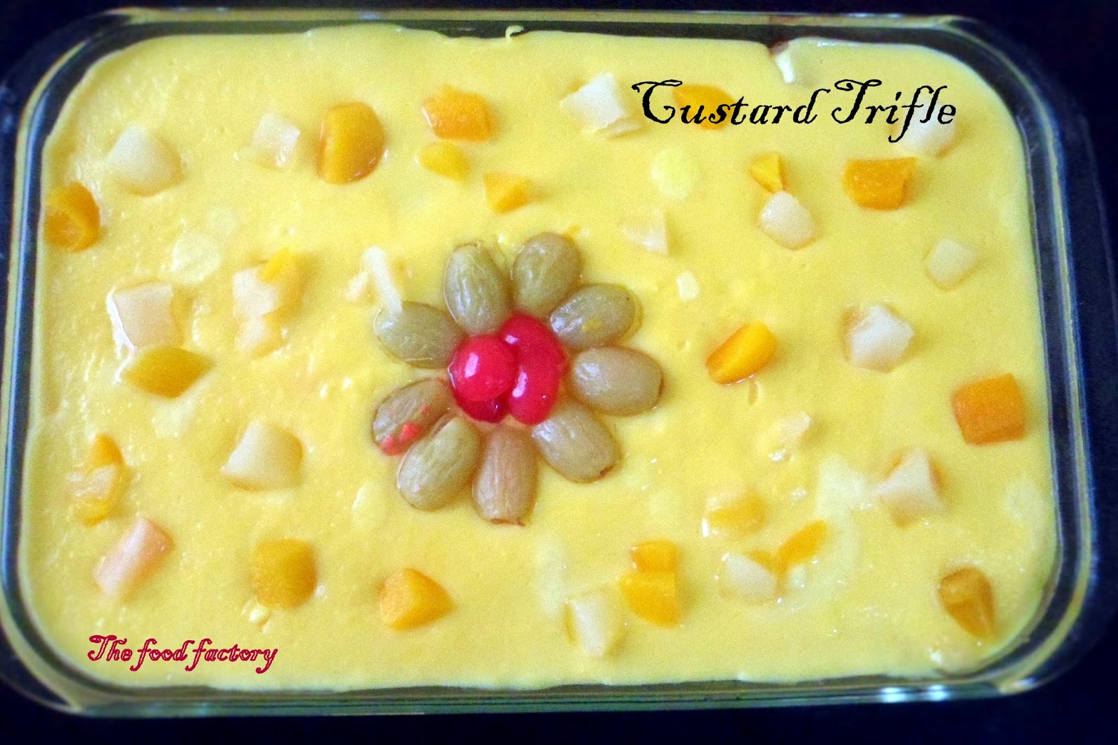 Custard trifle | The food factory