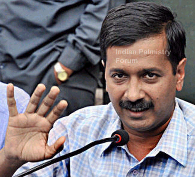 Arvind Kejriwal Palm Image Indian Palm Reading ~ INDIAN PALMISTRY ...