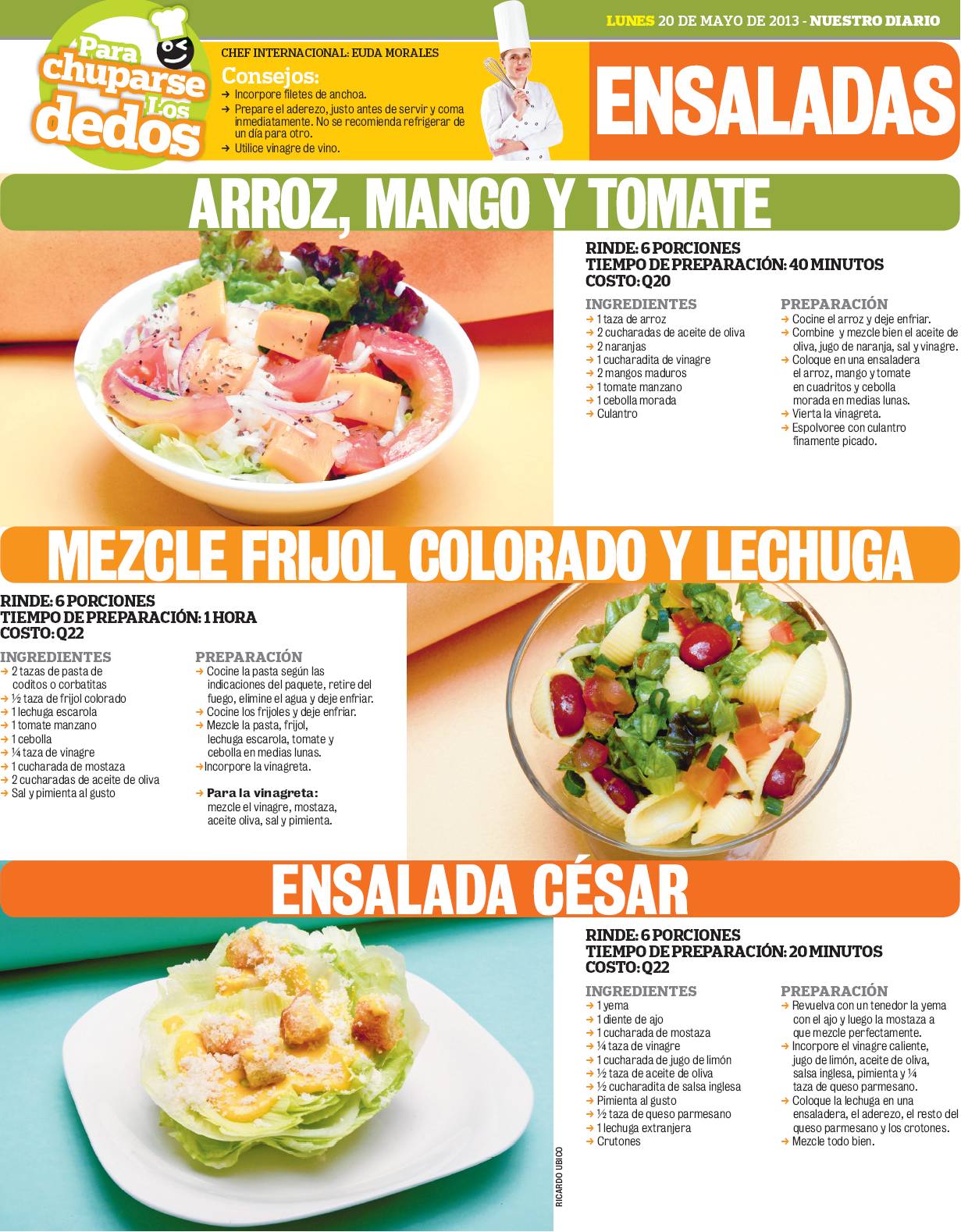 Cocinas y Recetas: Ensaladas