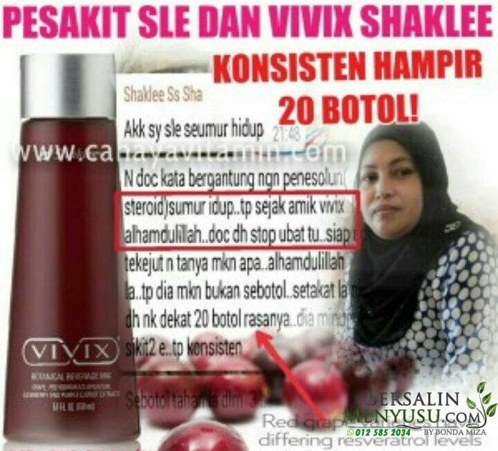 VIVIX SHAKLEE : REDAKAN RADANG DAN SIMPTOM - Bonda Miza, Pengedar ...