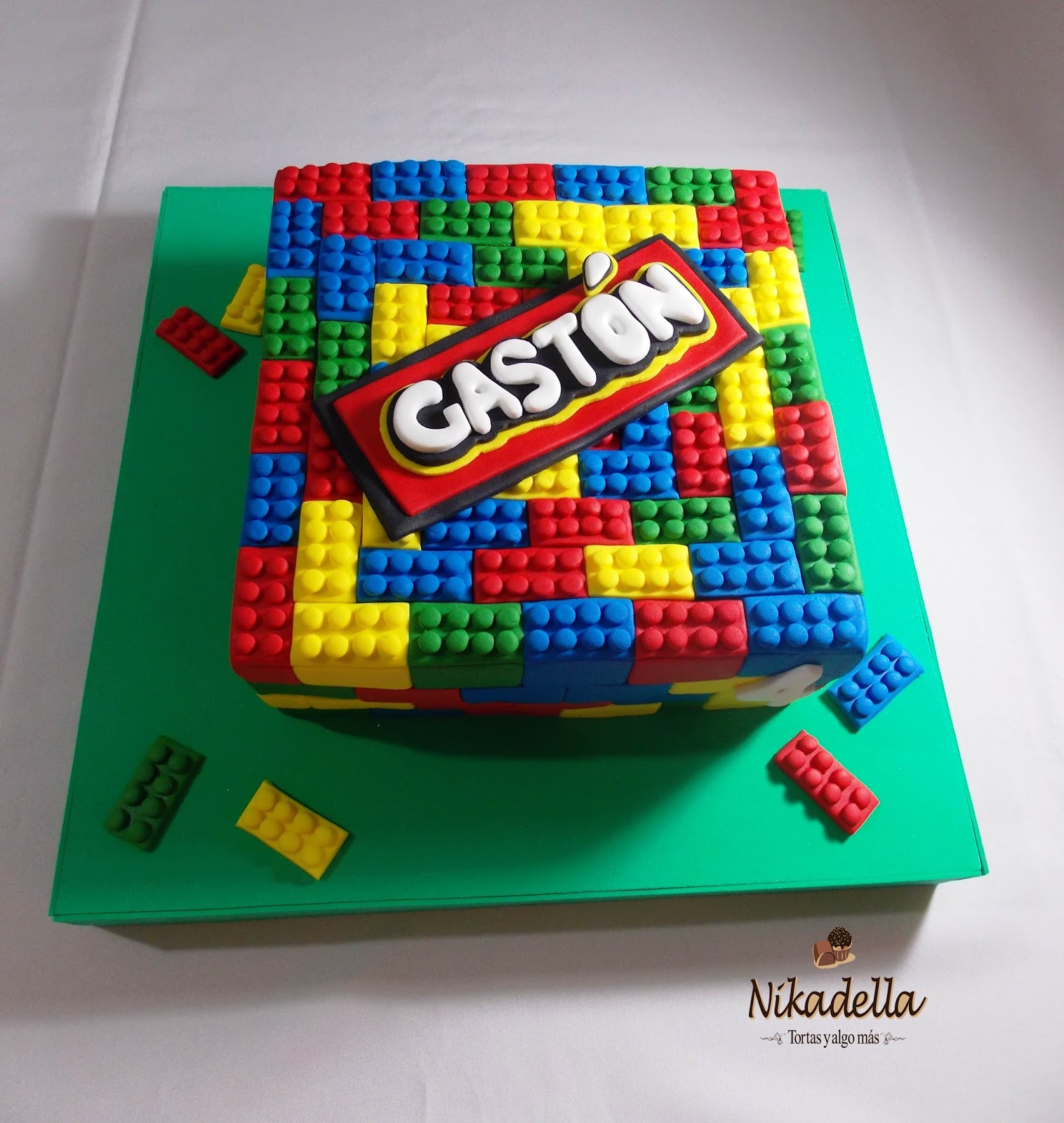 Nikadella: Torta Lego 4 años Gastón
