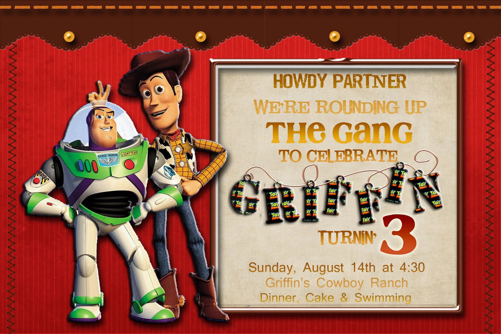 Crae's Creations: Woody's Round Up Birthday Party