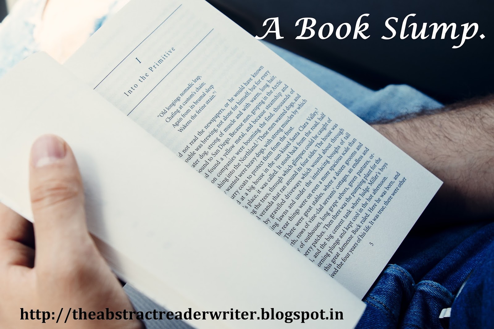 Mindscape in Words: A Book Slump.