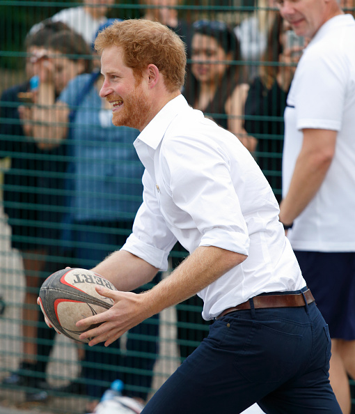 Royal Family Around the World: Prince Harry Visits RFU Community Rugby ...