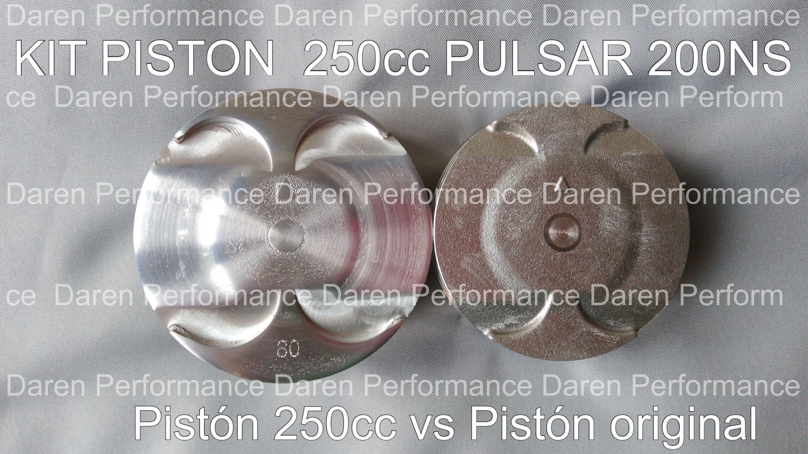 Daren Performance Motocicletas: Piston modificado para carreras Pulsar ...