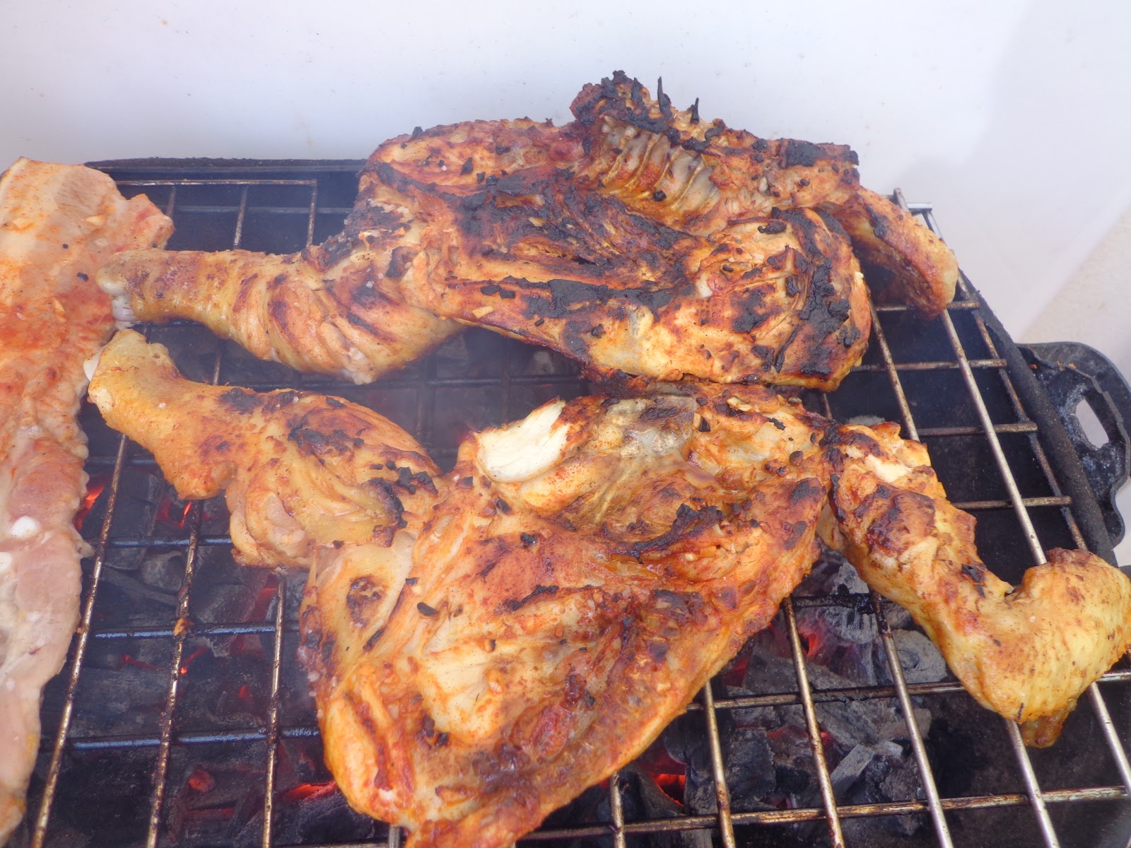 Prato Caseiro: Frango assado na brasa