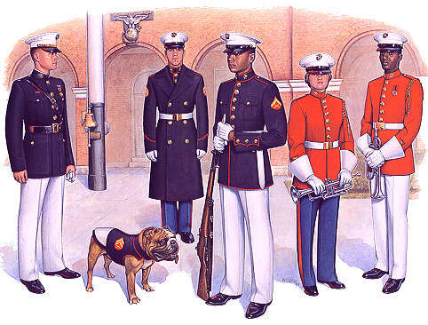 Uniforms of the US Marine Corps ~ Marine Corps