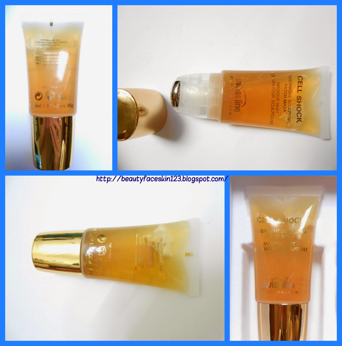 GREAT SKINandLIFE: REVIEW ON SWISS LINE CELL SHOCK OVERNIGHT “V” MASK