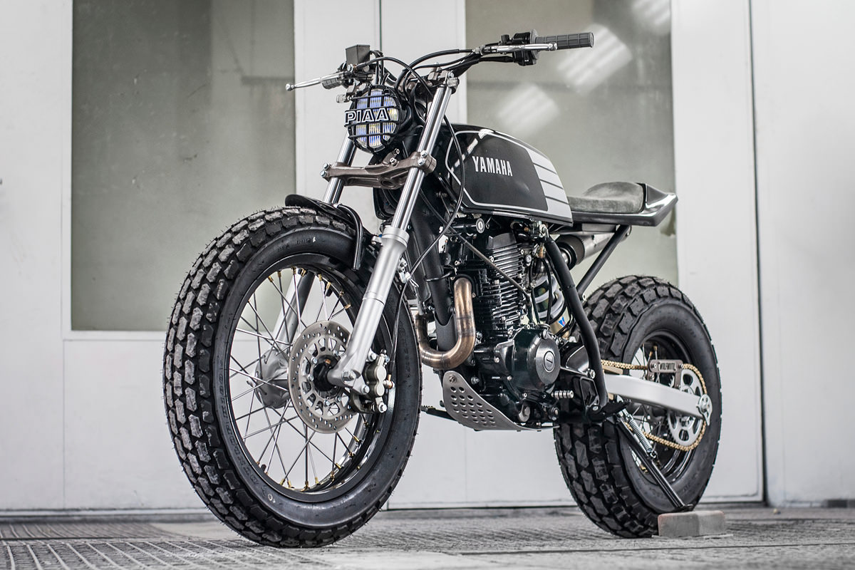 MAKO // : TW // Fat Tracker: Wolf Moto’s chunky Yamaha TW200